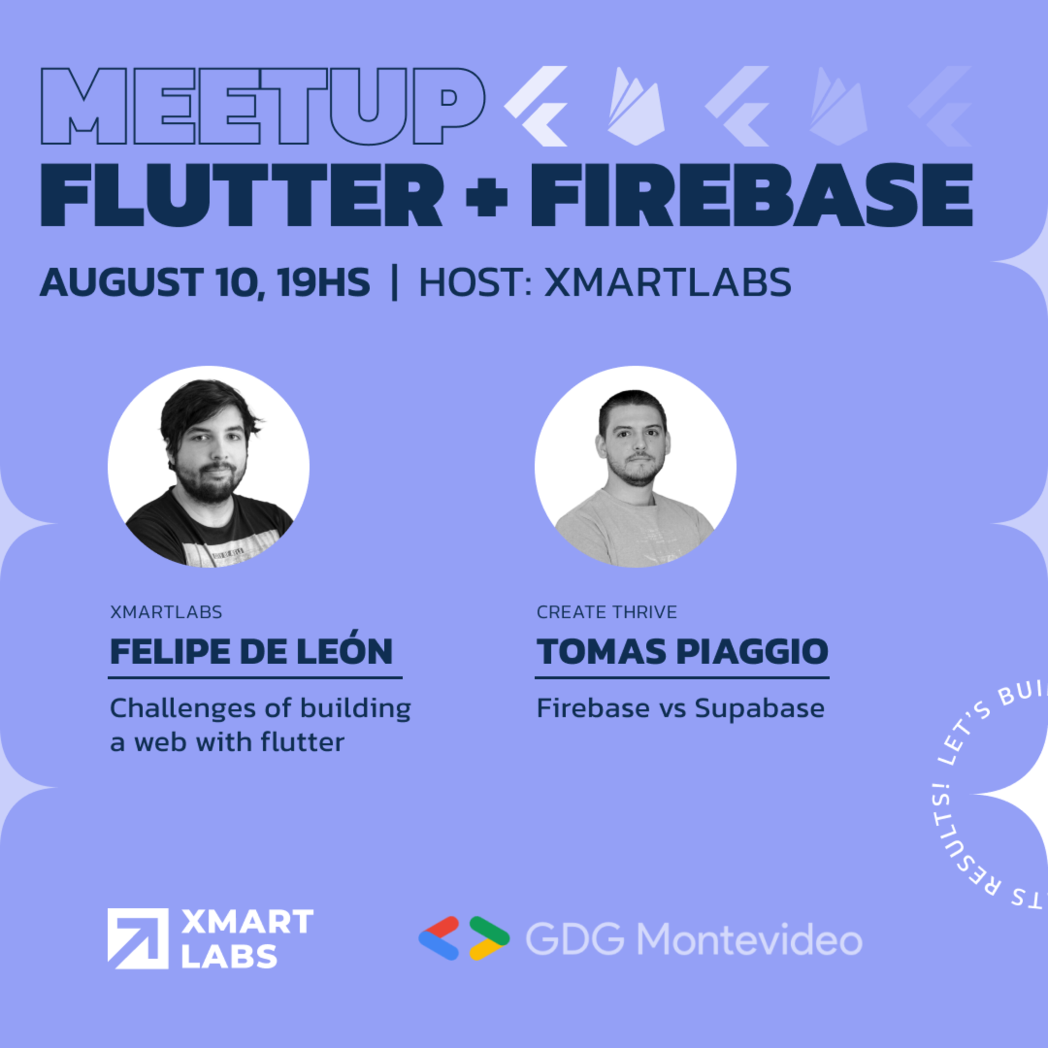 See Flutter Web + Firebase at Google Developer Groups GDG Montevideo